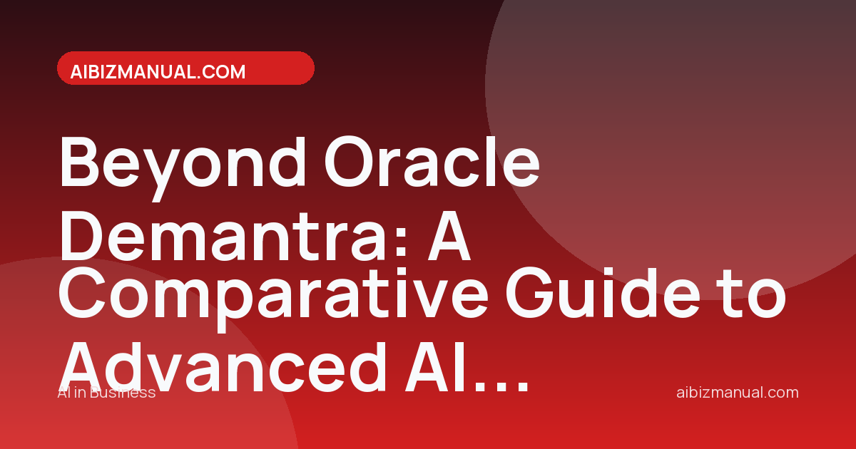 Beyond Oracle Demantra: A Comparative Guide to Advanced AI Forecasting ...